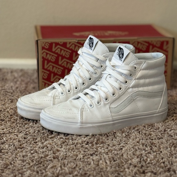 Vans | Shoes | Vans Classic White Hightop Shoes | Poshmark